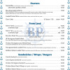 Menu | Blue Point Restaurant